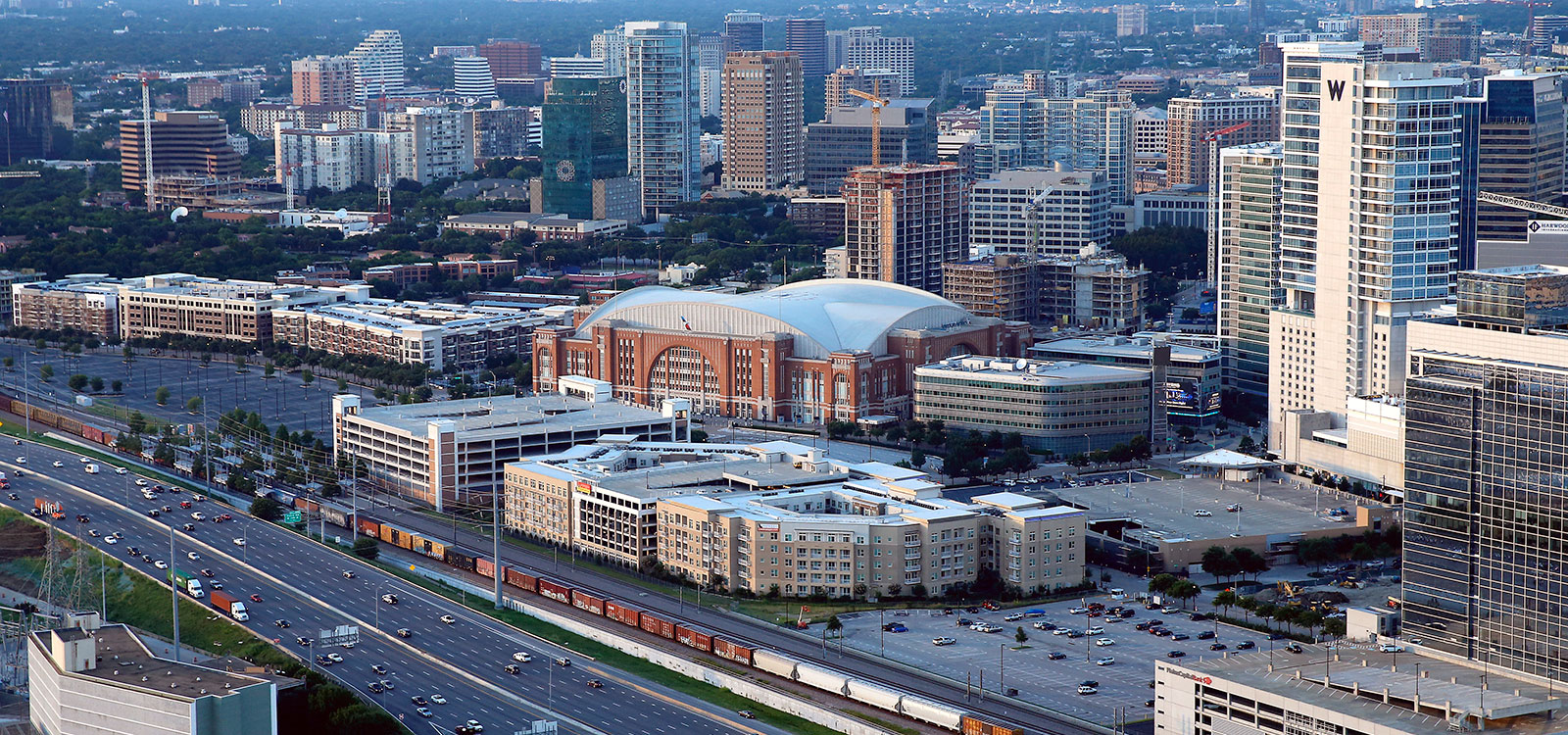 Dallas' Victory Park, once a rail yard and power plant, nearing the ...